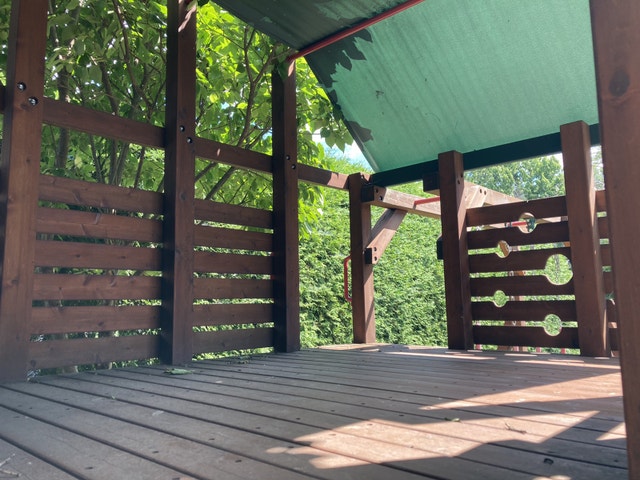 Module de jeux en cèdre - Cedar Playground set | Mobilier pour terrasse ...