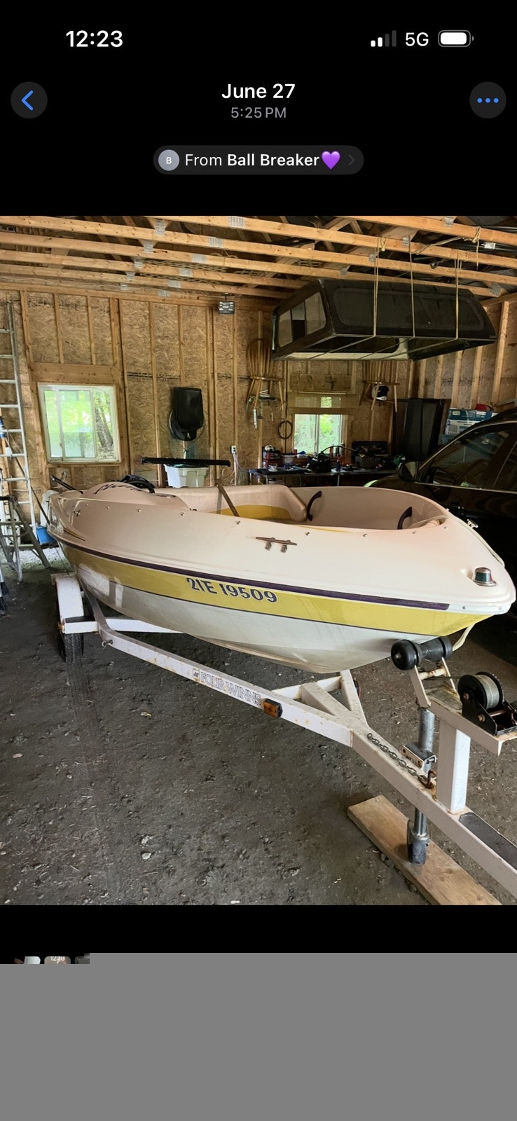 1997 Four Winns Speed Boat with Matching Trailer | Powerboats ...