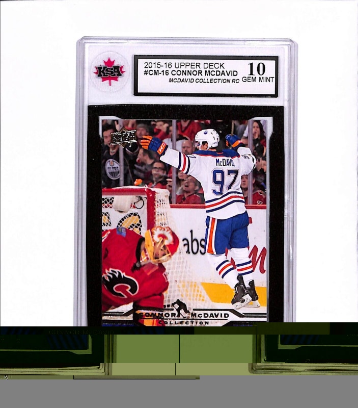 2015-16 Upper Deck Rookie Connor McDavid KSA 10 #CM-16 | Arts ...