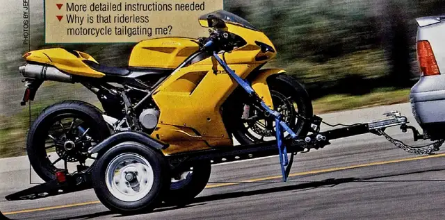 Bikelug Folding Motorcycle Trailer (fit in trunk) | Other | Mississauga ...