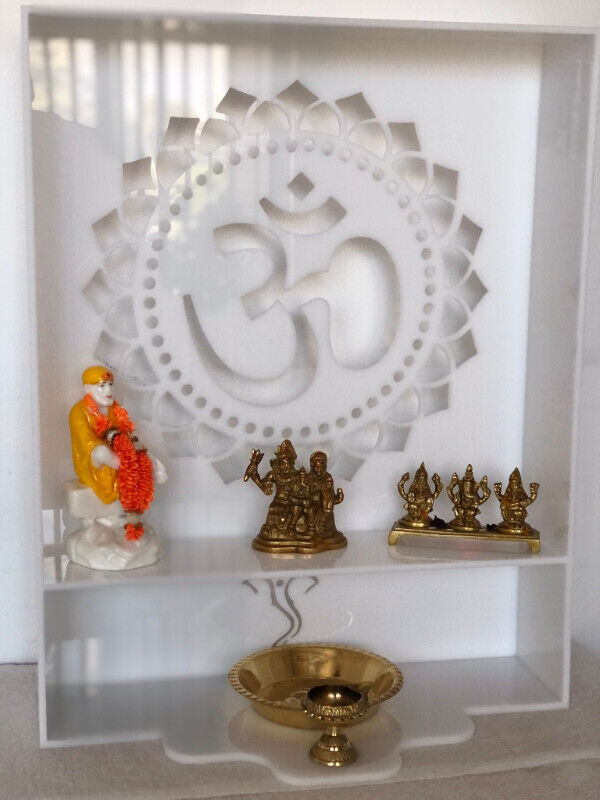 Custom made Modern Hindu pooja mandir / temple | Arts & Collectibles ...