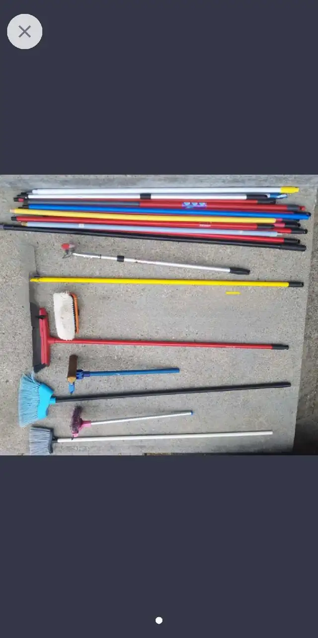 Window washer/ squeegee telescopic; broom | Painting & Paint Supplies ...