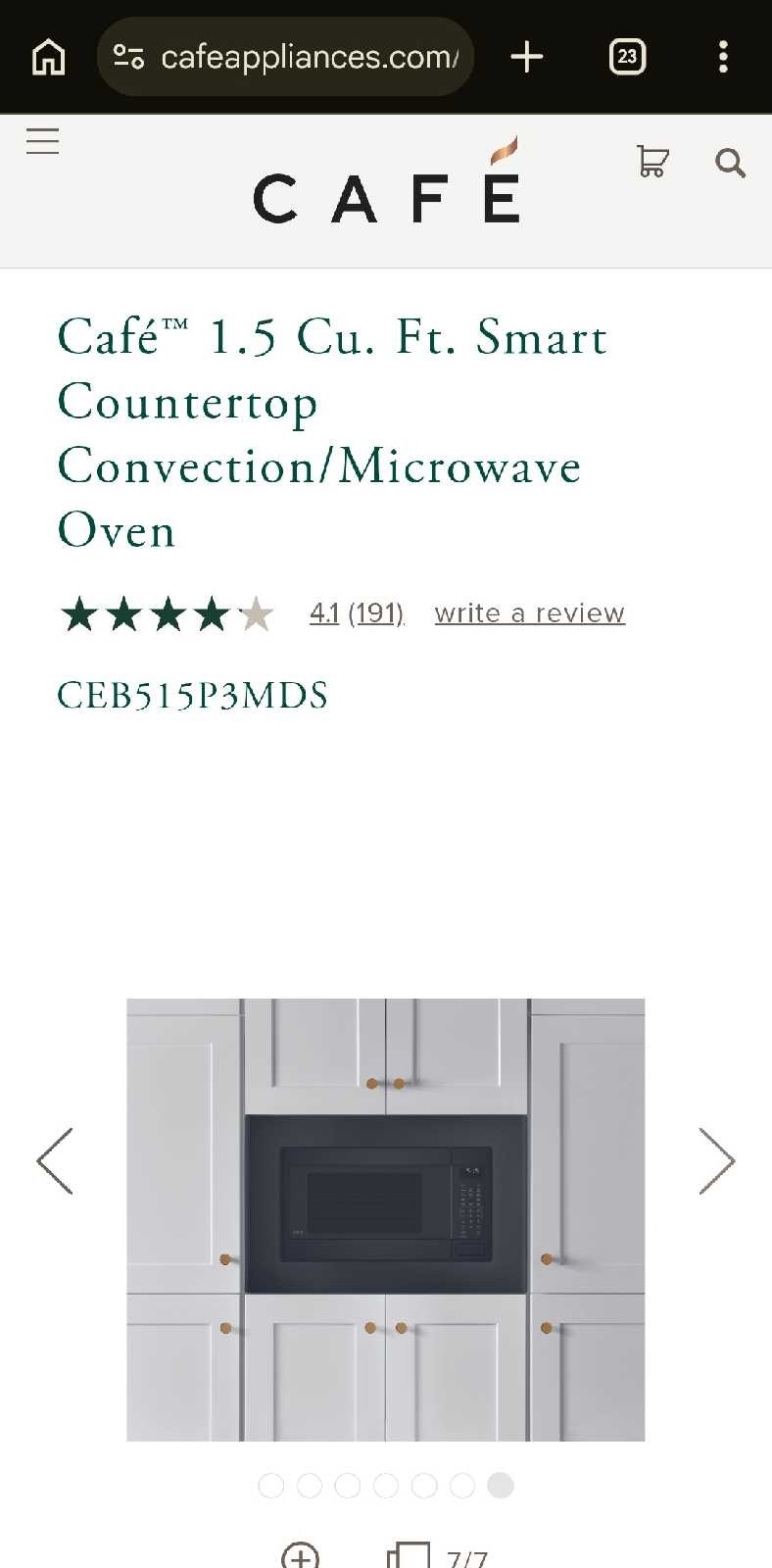 GE CAFE countertop microwave with built in cut out | Microwaves ...