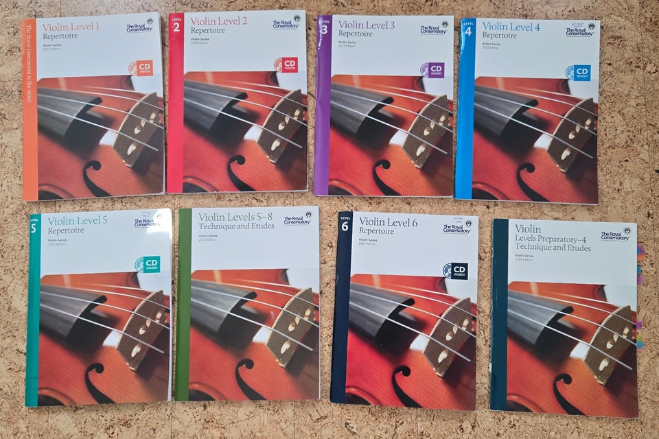 Violin Music Books (RCM, Method Books, Other) | String | Kitchener ...
