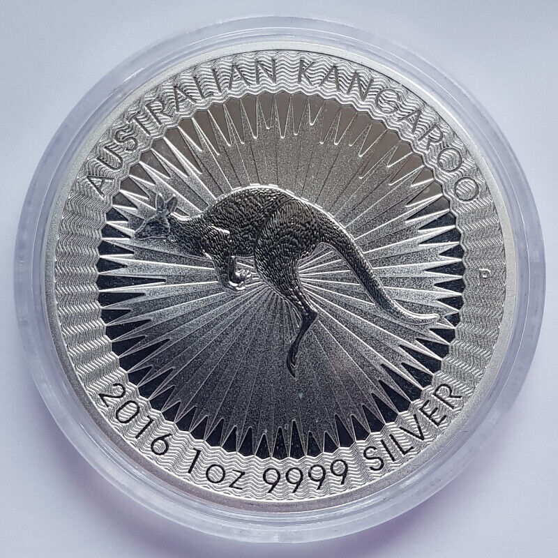 Australia 1 Dollar Australian Kangaroo Silver 9999 1 oz Coins | Arts ...