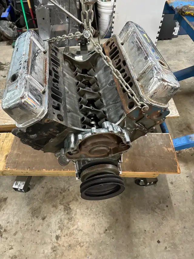 1973 Pontiac 455 4 bbl 4 bolt main long block | Engine & Engine Parts ...
