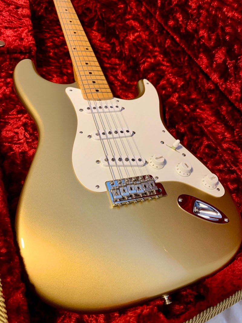 2018 FENDER AMERICAN ORIGINAL ‘50S STRATOCASTER AZTEC GOLD | Guitars ...