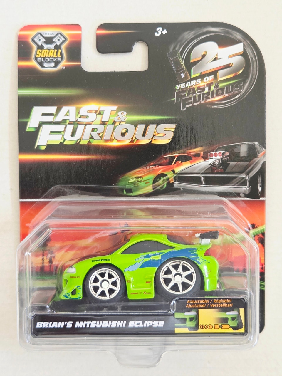 FSOT Brian's Mitsubishi Eclipse Jada Fast & Furious Small Blocks | Toys ...