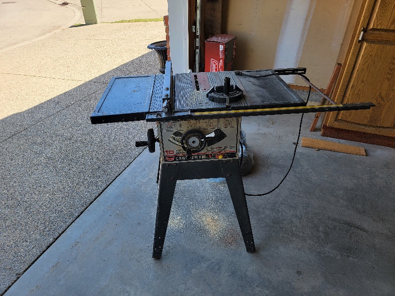 Sears Craftsman 10" Table Saw | Power Tools | Calgary | Kijiji