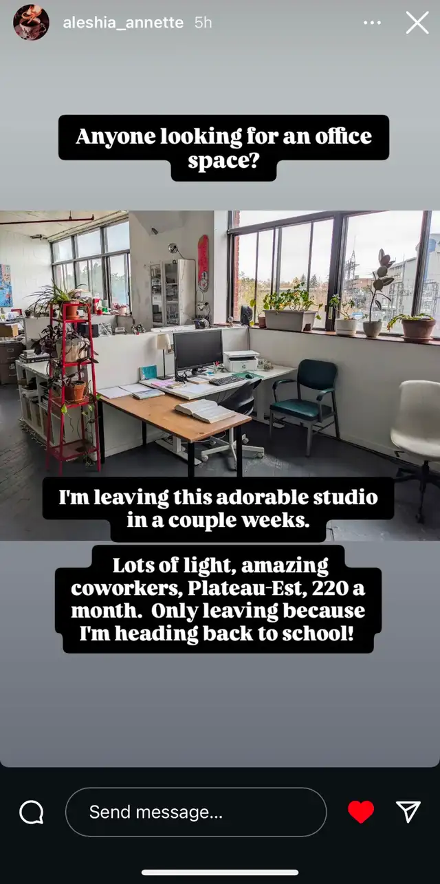 Espace de travail à louer/ shared office space-on the Plateau ...