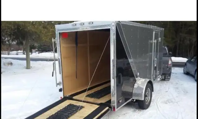 Remorque fermée 5x12 avec v nose 2015 | Cargo & Utility Trailers ...