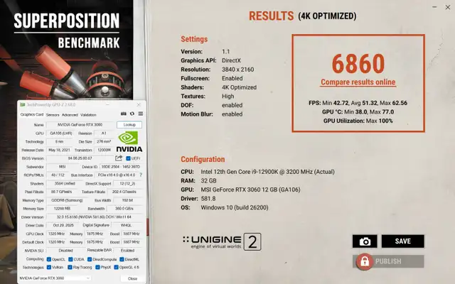 LIKE NEW MSI GeForce RTX 3060 12GB GPU AI & LLM "Golden Ticket ...