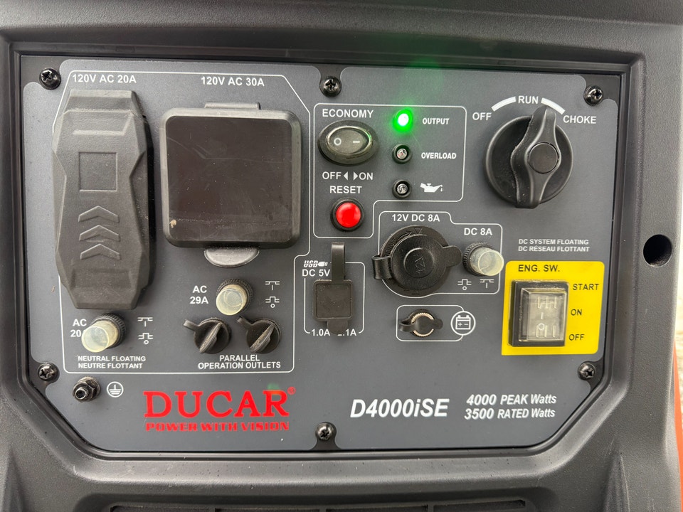 DUCAR 4000 WATT INVERTER GENERATOR | Outdoor Tools & Storage | Sault ...