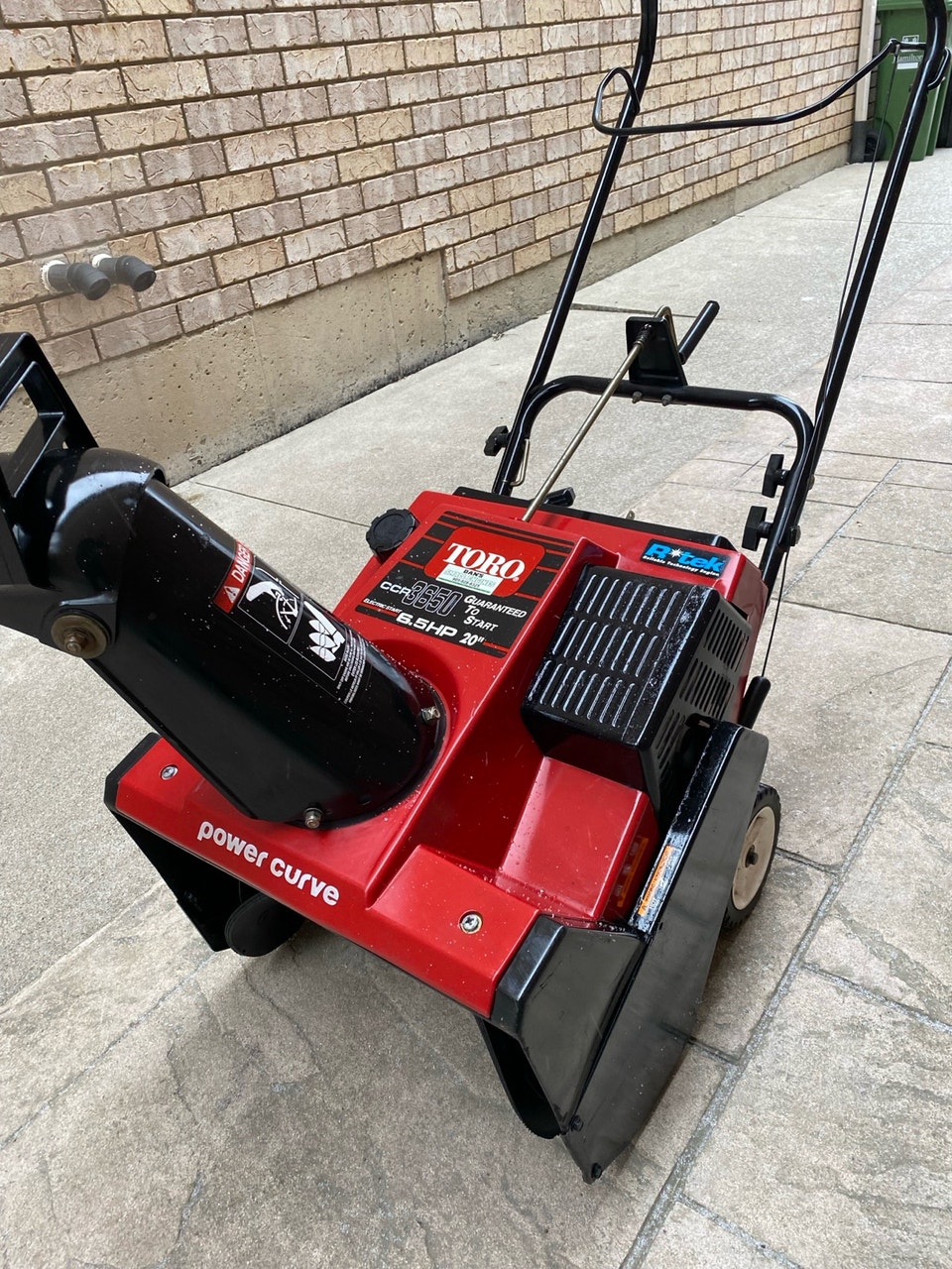 Toro CCR3650E 20” Single Stage Snowblower | Snowblowers | Hamilton ...