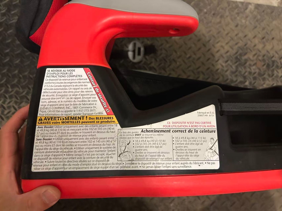 Evenflo Big Kid Amp High Back Belt-Positioning Booster Car Seat ...