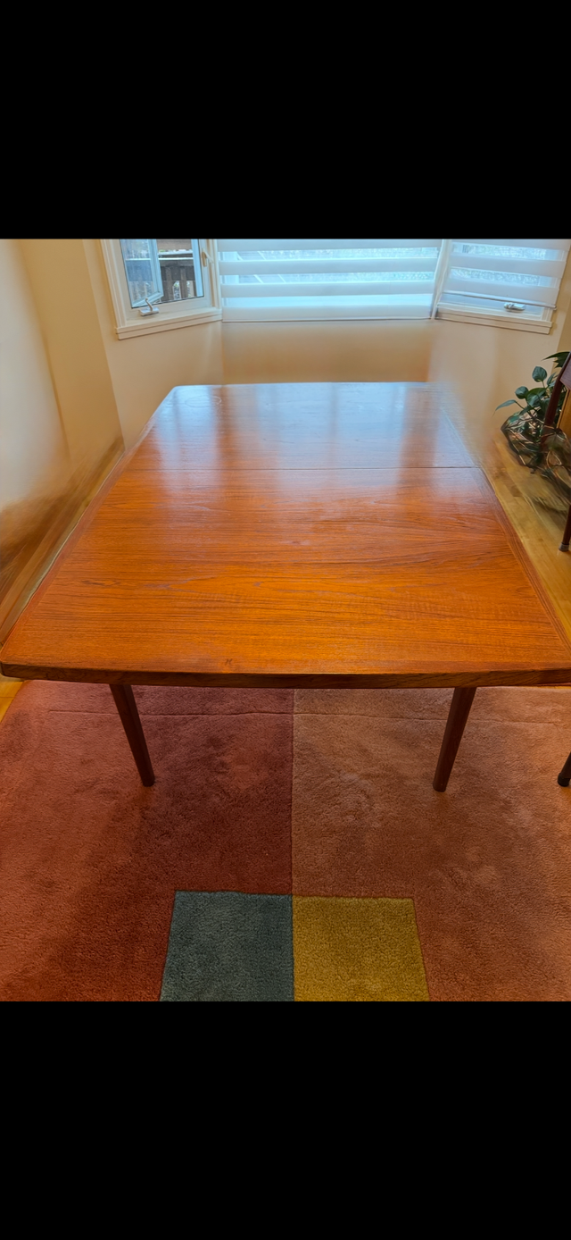 Teak Mid Century Dining Table and 4 Chairs | Dining Tables & Sets ...