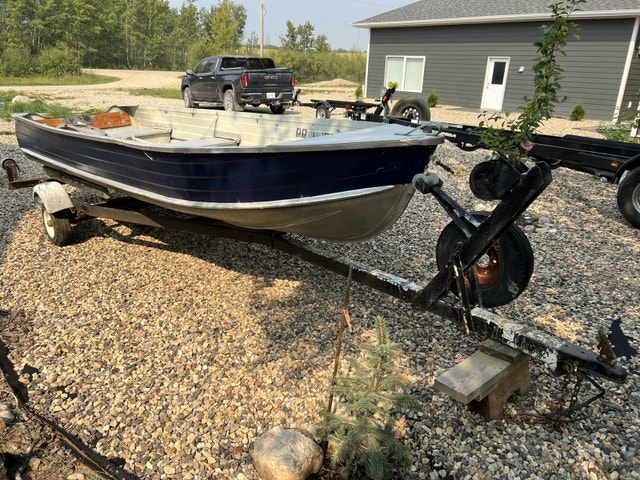 12’ Springbok Boat with Trailer | Powerboats & Motorboats | Saskatoon ...